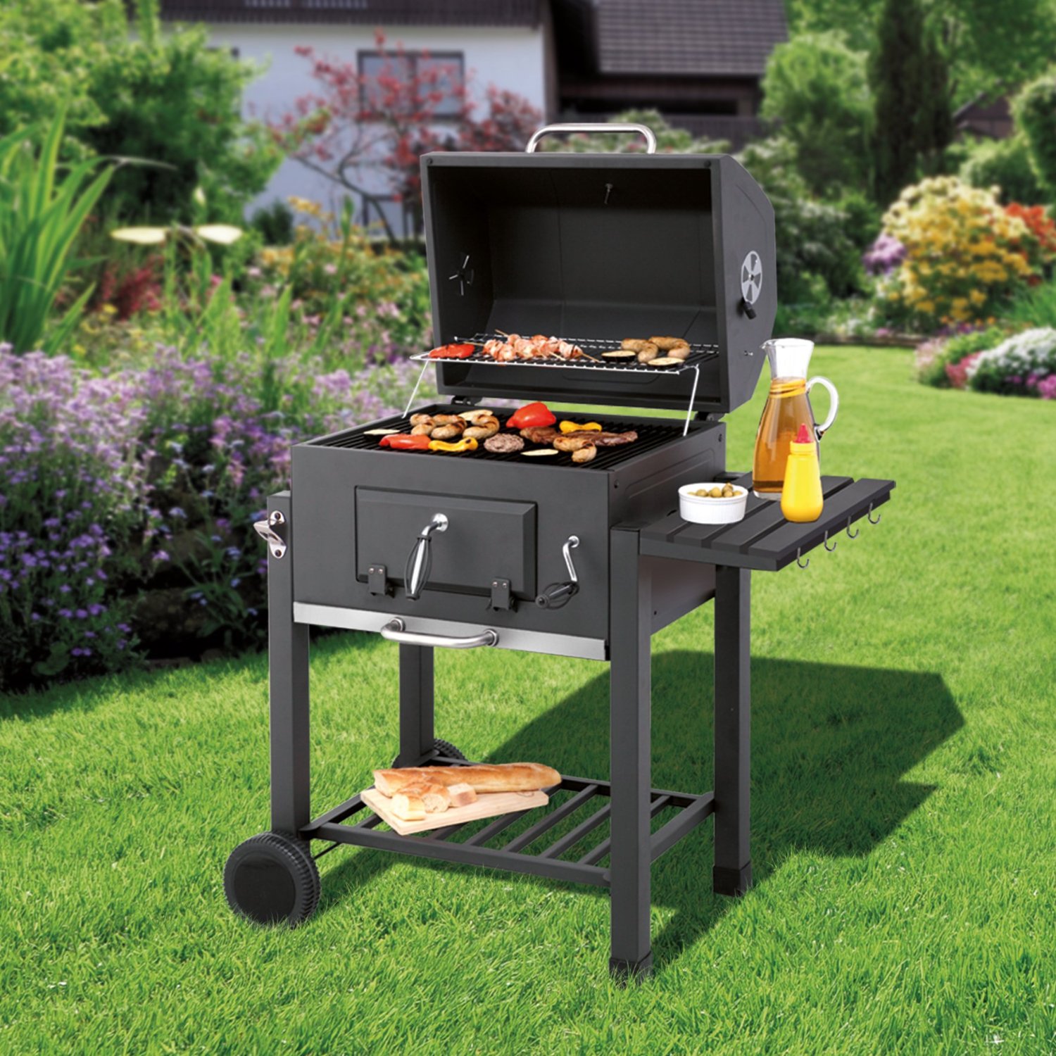 Holzkohlegrill/Grillwagen Tepro Toronto Click für 96,71€ (statt 129€)
