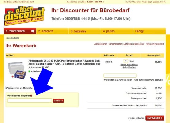 Office Discount Gutscheine September 2019