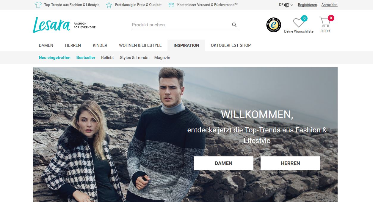 Lesara Gutscheine Juli 2022