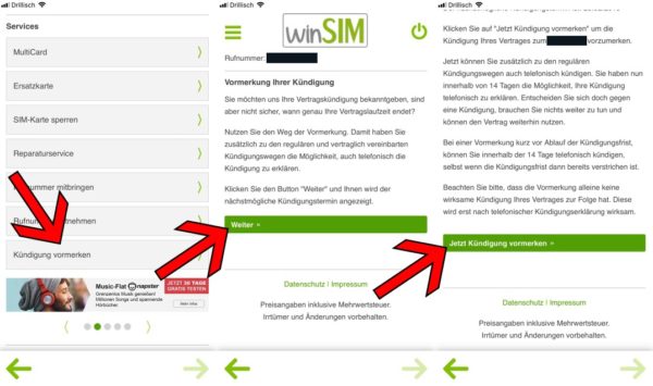 📲 winSIM: Allnet-Flat + SMS-Flat + LTE-Flat + mtl. kündbar