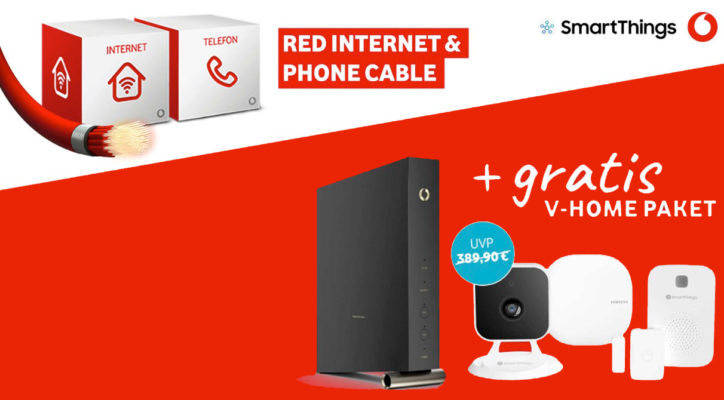 Vodafone Kabel-Internet mit bis zu 500 MBit/s ab eff. 9,99€/Monat