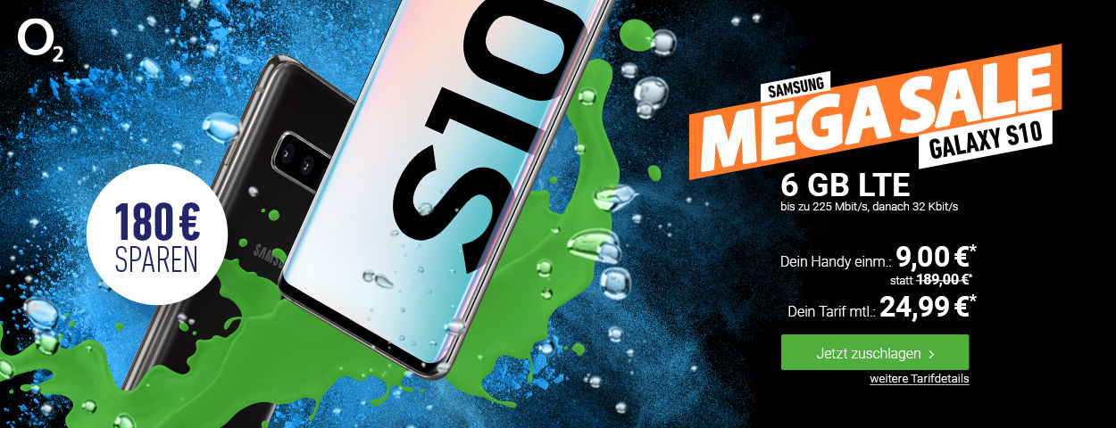 📲 o2 Free S (Boost) mit bis zu 6GB LTE + Top-Handy