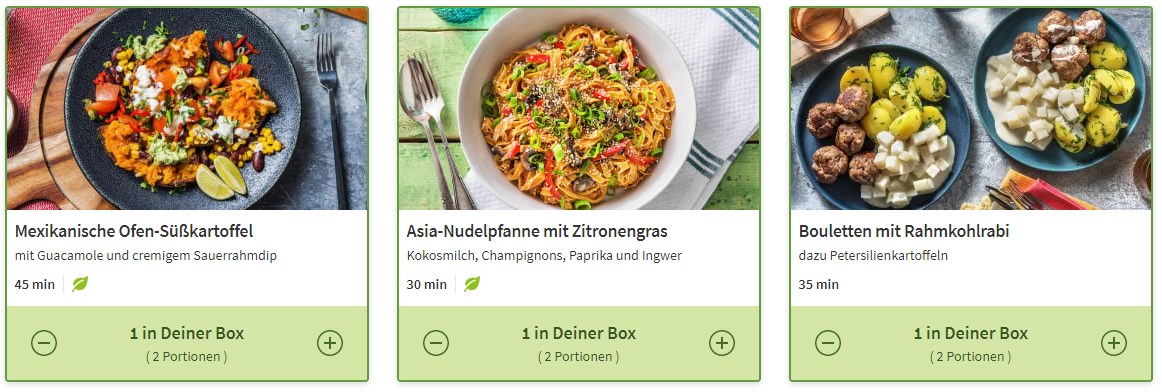 HelloFresh: Bis zu 120€ Rabatt für Neukunden