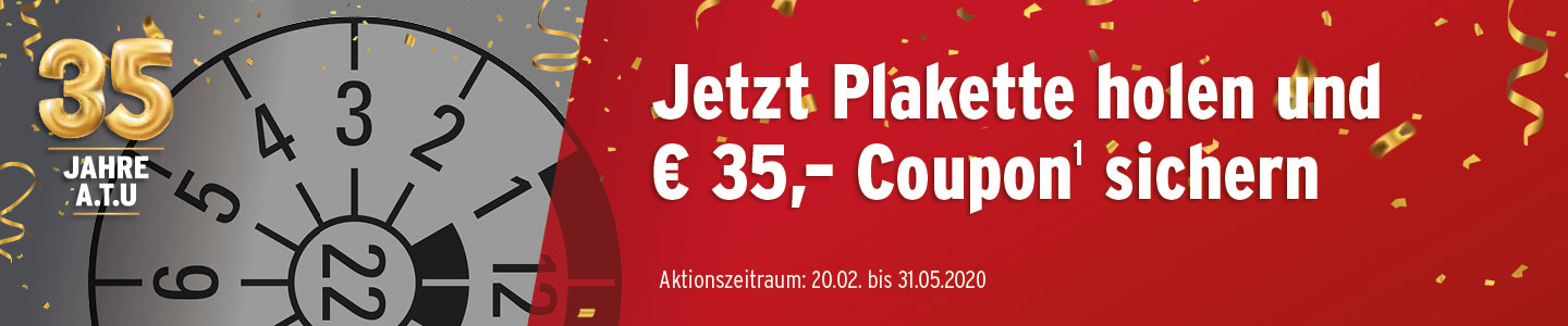 HU: TÜV + AU für 69,99€ mit ATU-Card + 35€ Coupon geschenkt