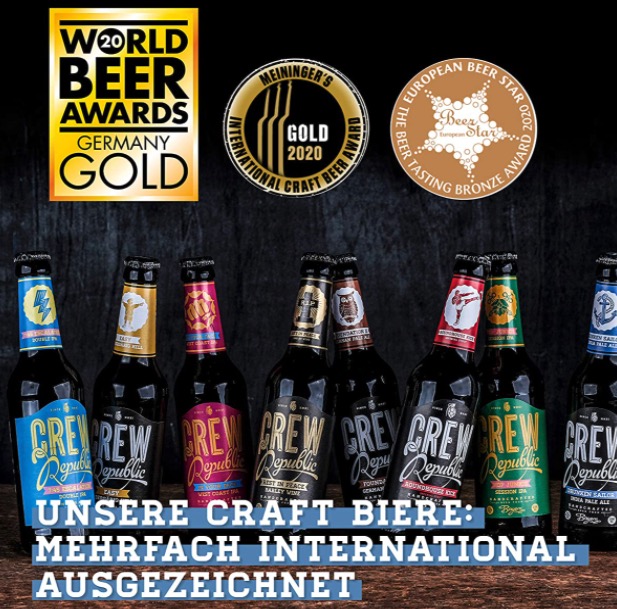 🍻 CREW Republic Craft Beer in verschiedenen Sorten schon ab 26€