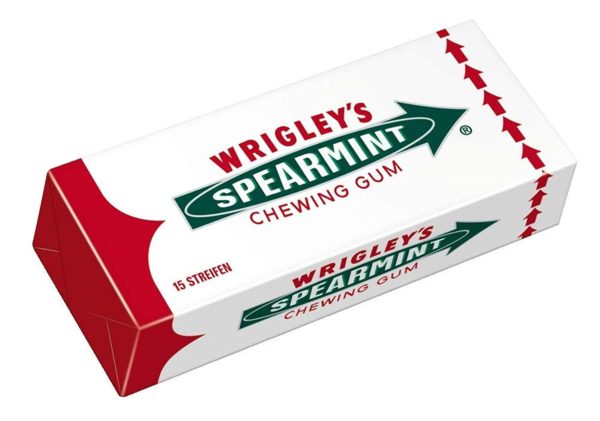 🍃 8x Wrigley's Spearmint Kaugummi mit Minz-Geschmack