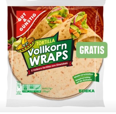 Gut&Günstig Tortilla Wraps Gratis *Edeka Genuss+ / Edeka Nord*