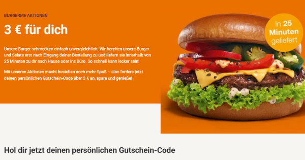 3€ burgerme-Gutschein direkt zum Anfordern!