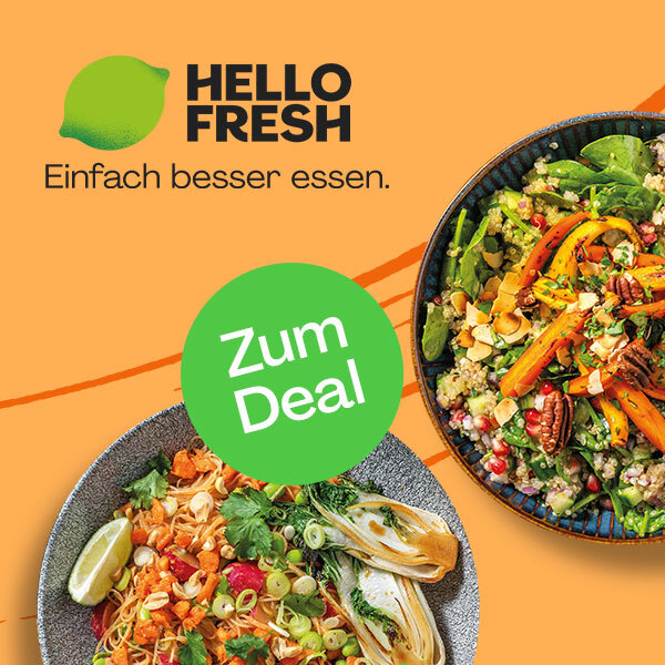 HelloFresh: Bis zu 100€ Rabatt auf 4 Kochboxen für Neukunden