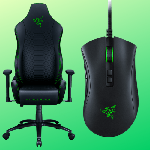 RAZER Iskur X Gaming Stuhl + RAZER DeathAdder V2 Gaming Maus für 222 ...