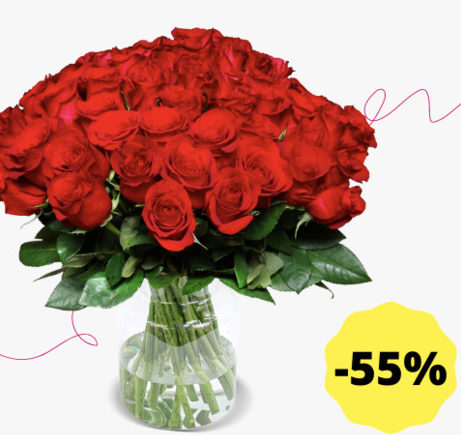 🌹 Blume Ideal: Rosenstrauß in rot oder bunt für kleines Geld