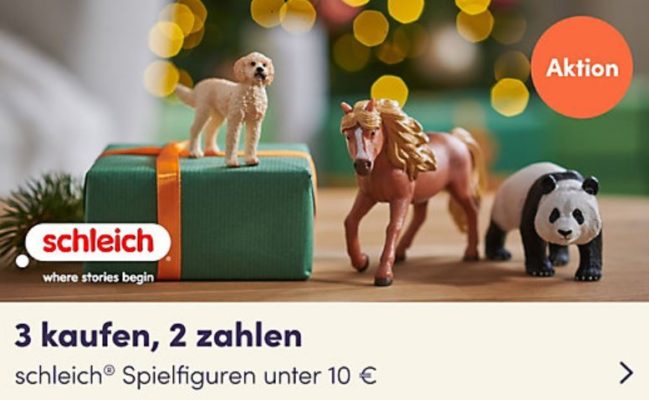 Schleich Figuren 3 für 2 bei myToys
