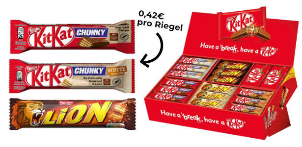 Nestlé Schokoriegel Box für 28,49€ (statt 34€)