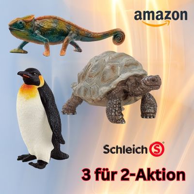 Schleich Figuren 3 für 2 bei Amazon - 3 Figuren für 10€