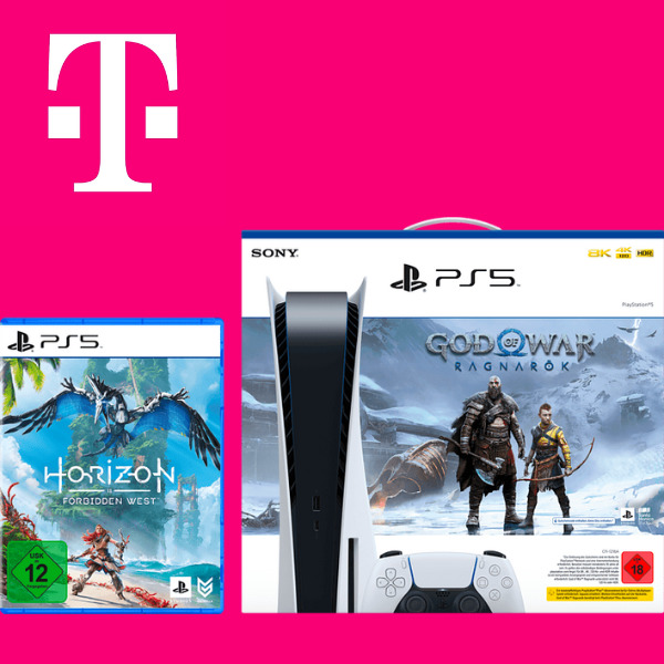 ⭐️ PS5 Disc Edt. + 2 Games + 20-30GB 5G & LTE Telekom Allnet für 29,95 ...