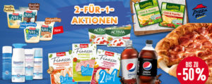 2-für-1-Aktionen: Zwei kaufen, eins bezahlen (Oktober 2025)
