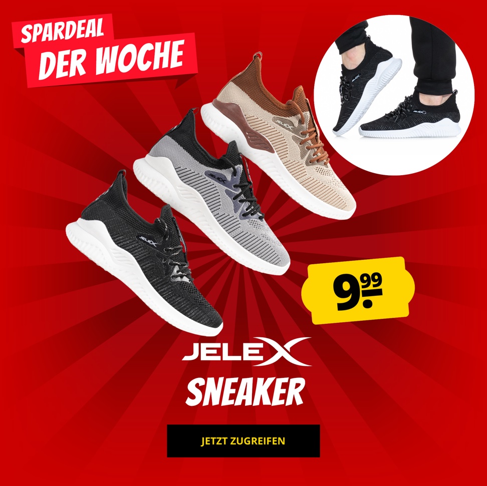 JELEX Herren Sneaker ab 7,79€ + Versand - Modelle Performance ...