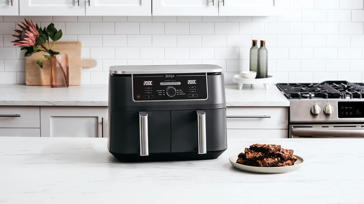 Ninja Foodi MAX Dual Zone Heißluftfritteuse AF400EU