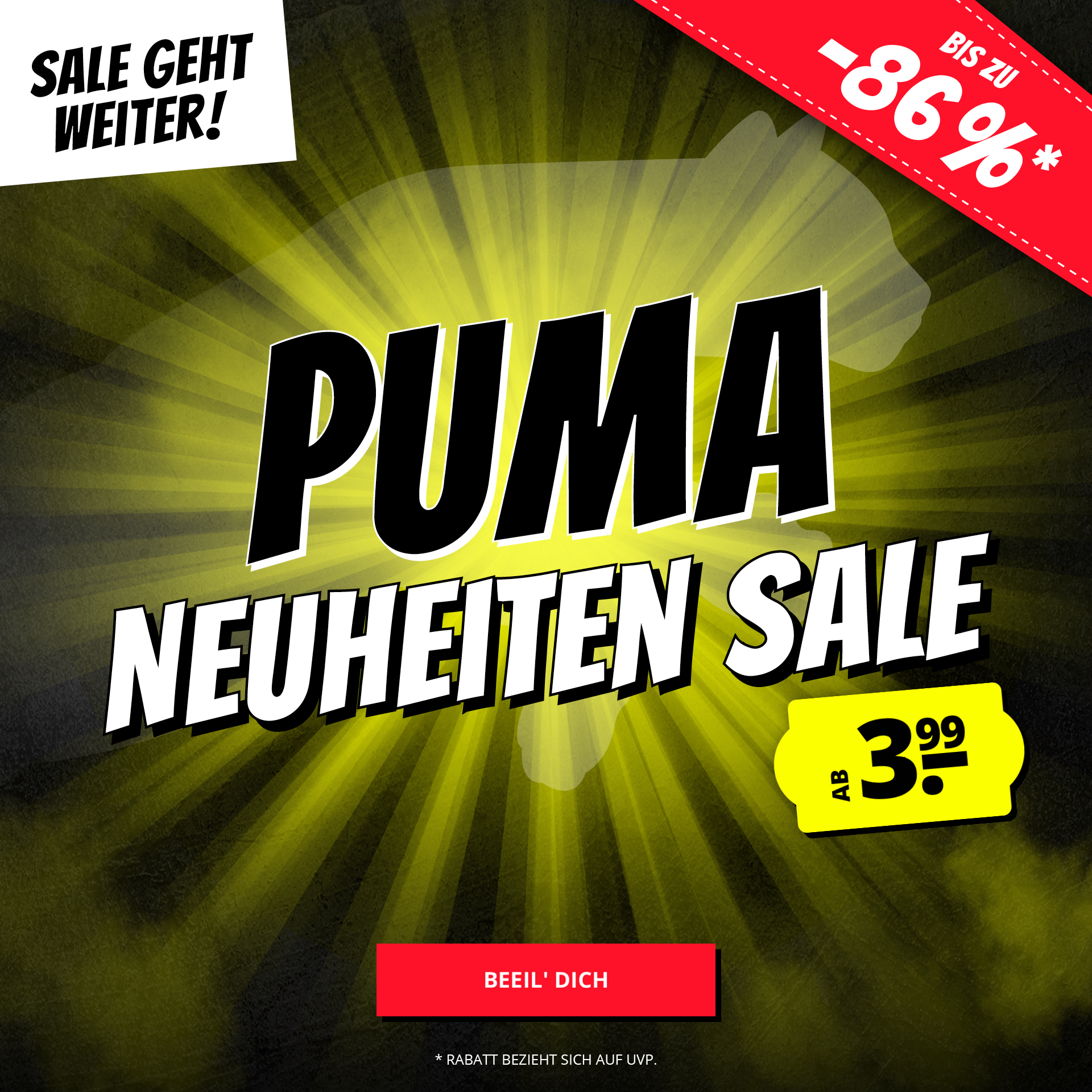 👟 SportSpar: PUMA Mega Sale mit bis zu 87% Rabatt