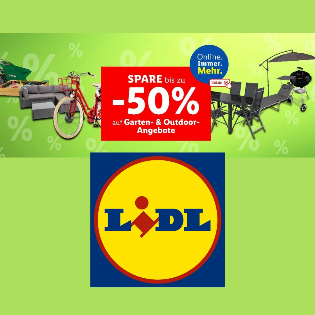 🌳 Lidl: bis zu 50% auf Garten und Outdoor