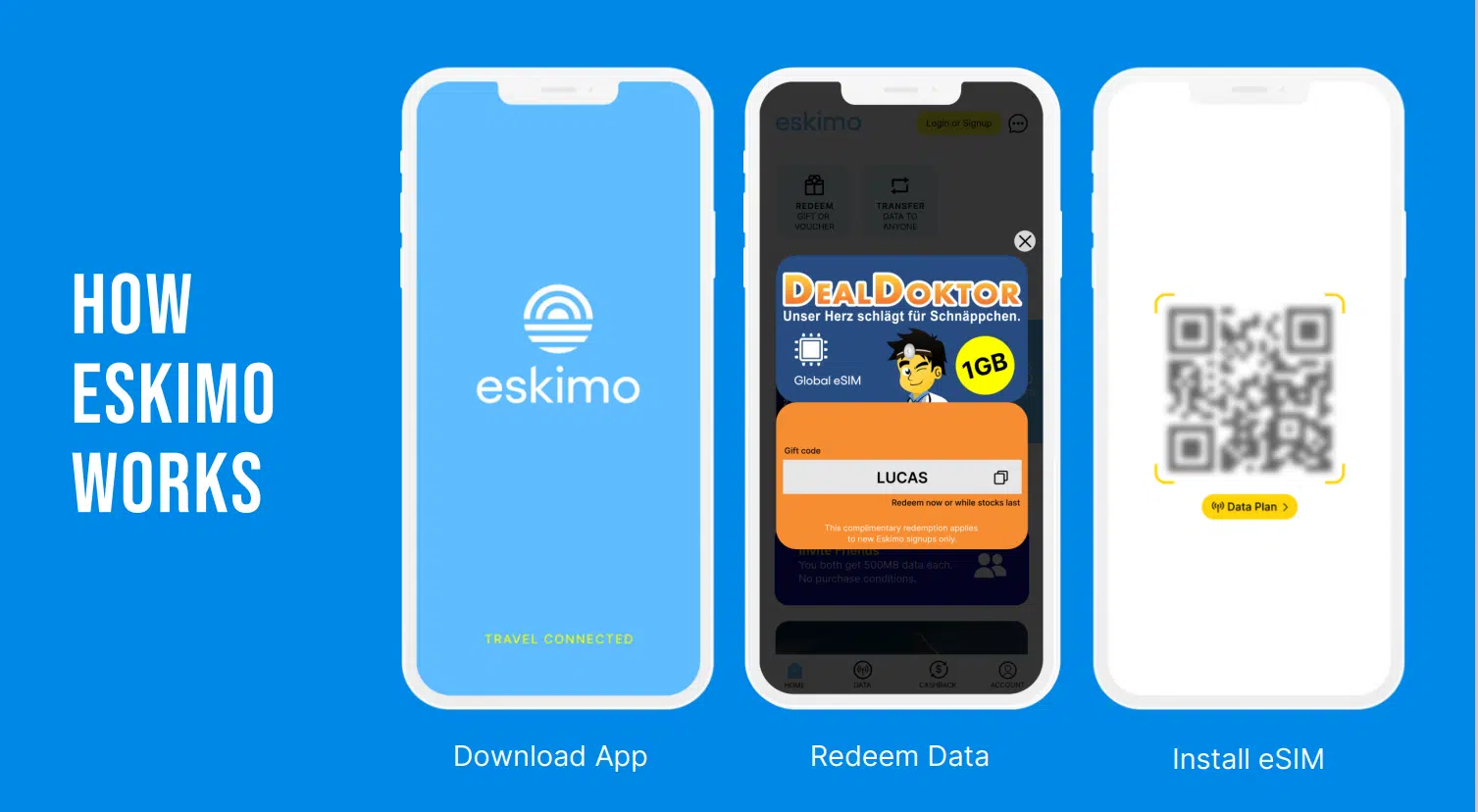 GRATIS 🤩 kostenlose eSIM inklusive 1GB Datentarif 🚀 2 Jahre nutzbar in über 80 Ländern (für ...
