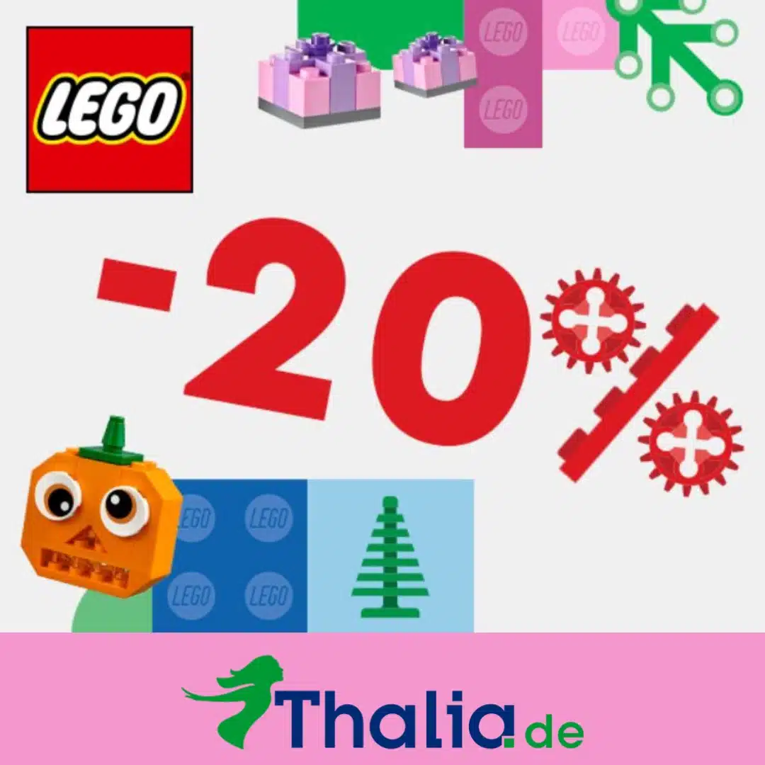 😍 Thalia: 20% Rabatt auf Lego