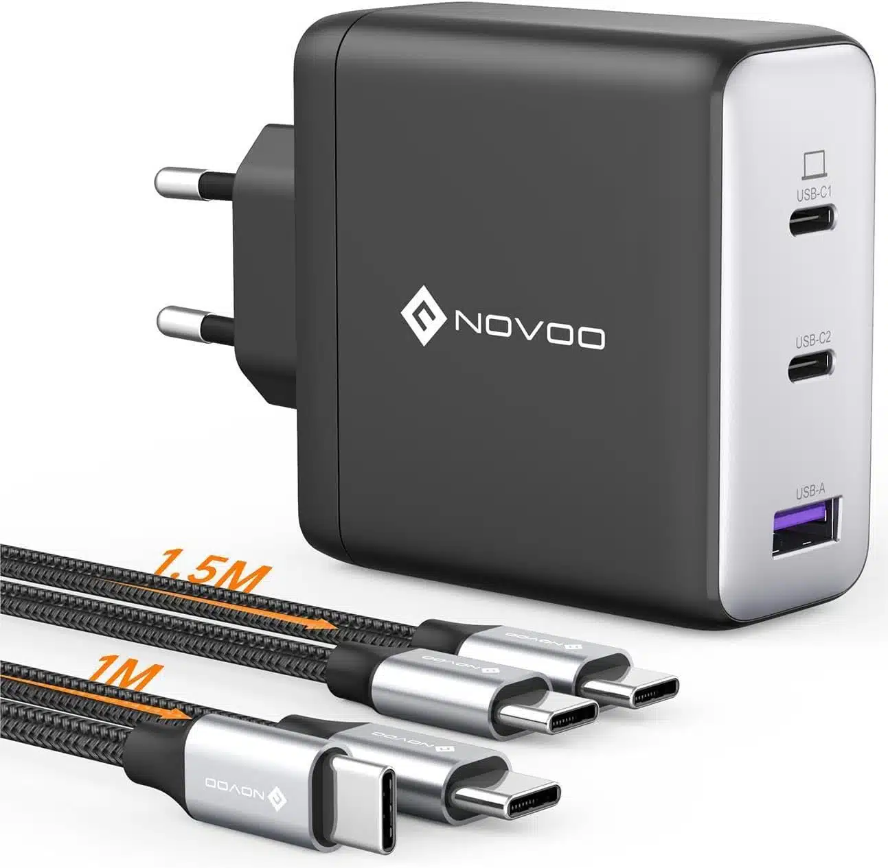🔌 62% Rabatt! 🤑 NOVOO 120W USB C Ladegerät / Netzteil mit GaN III ️ ...