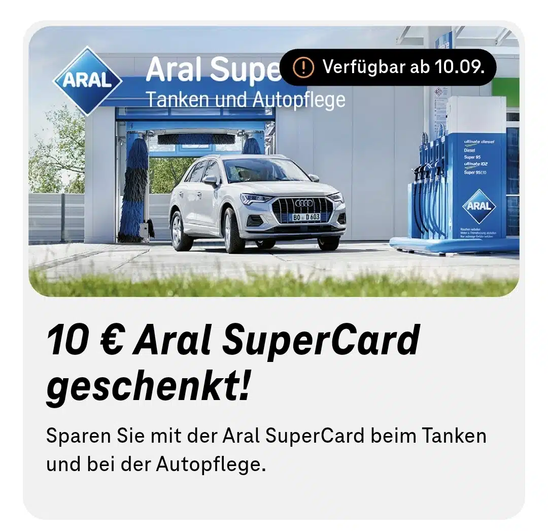 10€ Aral SuperCard GRATIS bei Telekom!