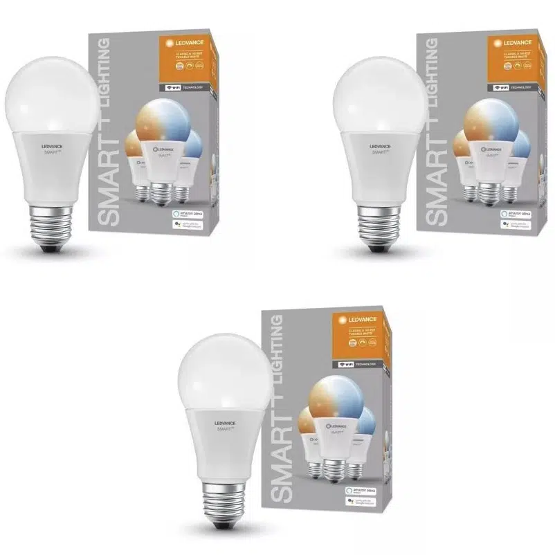 LEDVANCE Smart WiFi E27 Lampen 9er-Pack für 17,99€