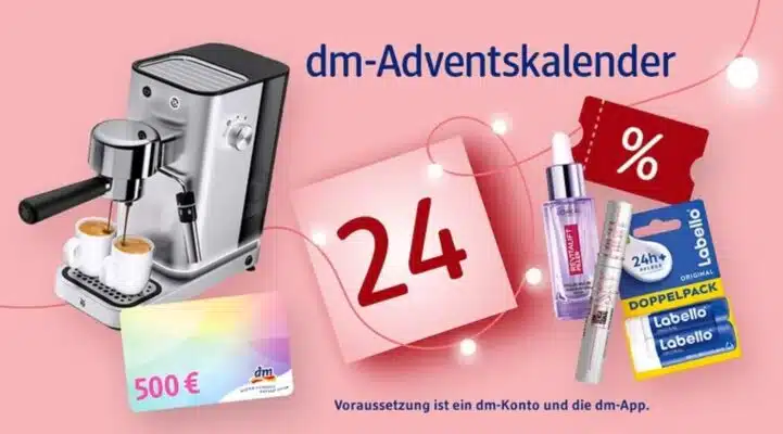 Adventskalender Gewinnspiel Dm