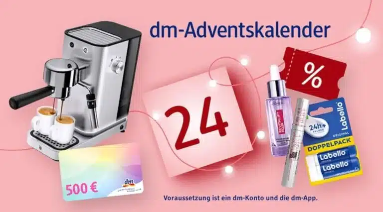 Adventskalender Gewinnspiel Dm