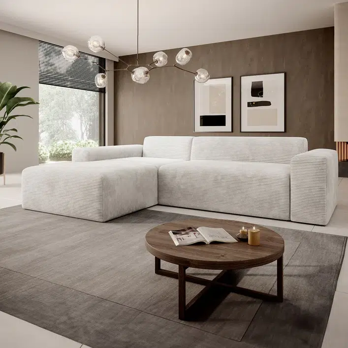 Juskys Ecksofa Vals modern L-Form 250x71x cm für 786,75€ (statt 900€)