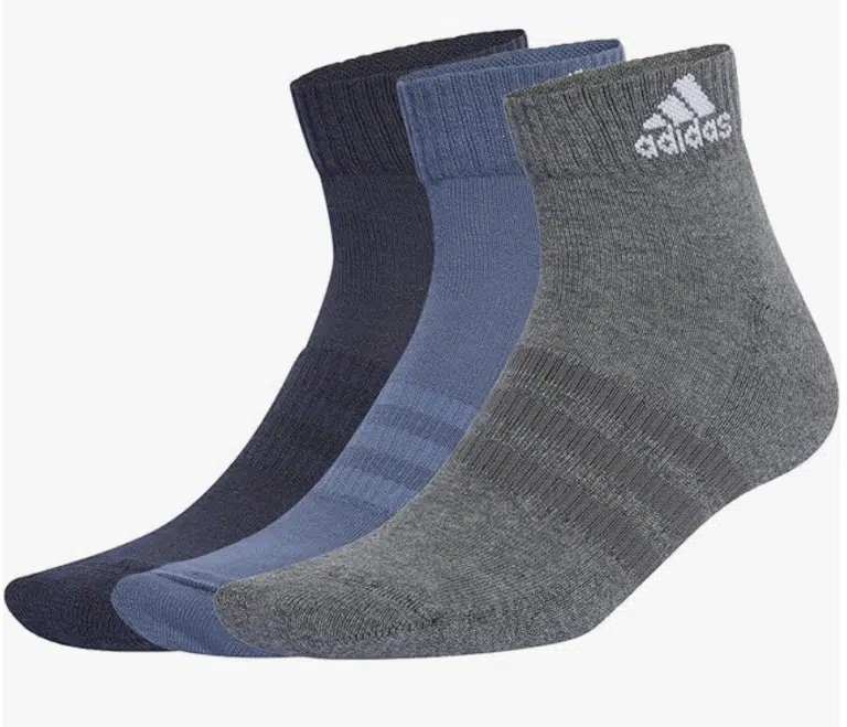 3x adidas Unisex Cushioned Sportswear Ankle Socks für 6,99€ in weiß ...