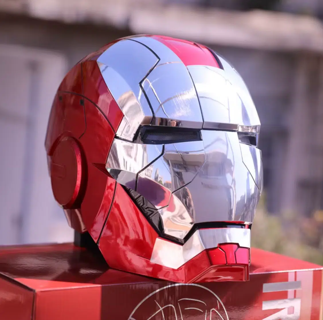 Iron Man MK5 Helm – 1:1-Replik mit Sprachsteuerung und automatischer ...