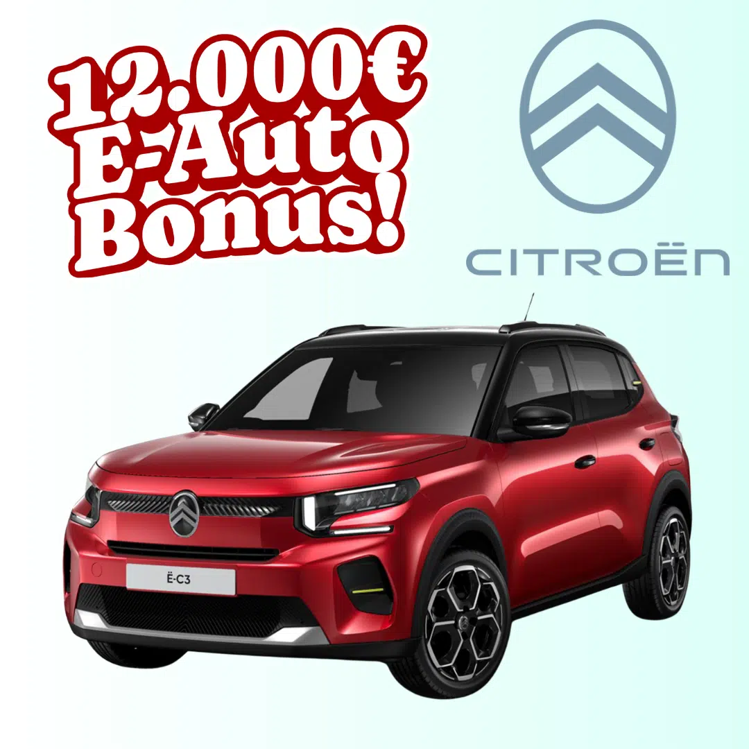 Bis 12.000€ sparen: Citroën verdoppelt E-Auto-Förderung!