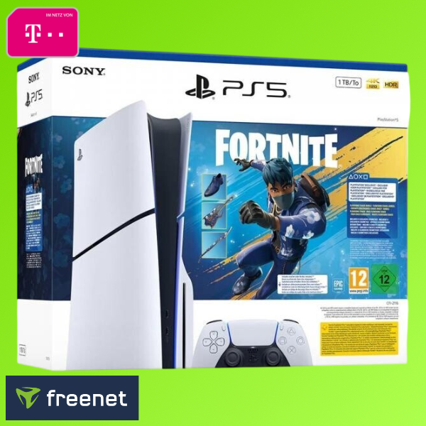 PS5 Slim 1TB Fortnite Flowering Chaos GRATIS + 50GB LTE/5G Allnet für ...