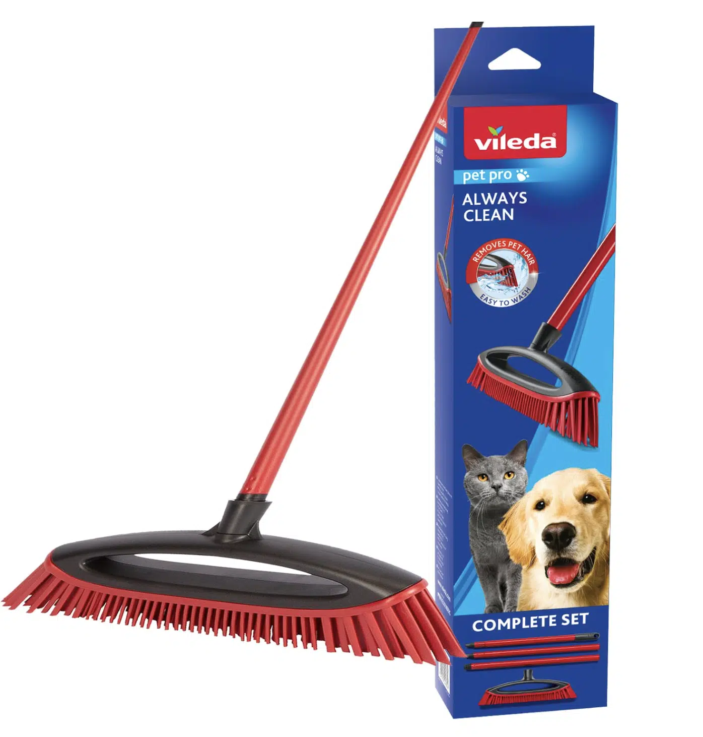 Vileda Always Clean Pet Pro Bürstenset