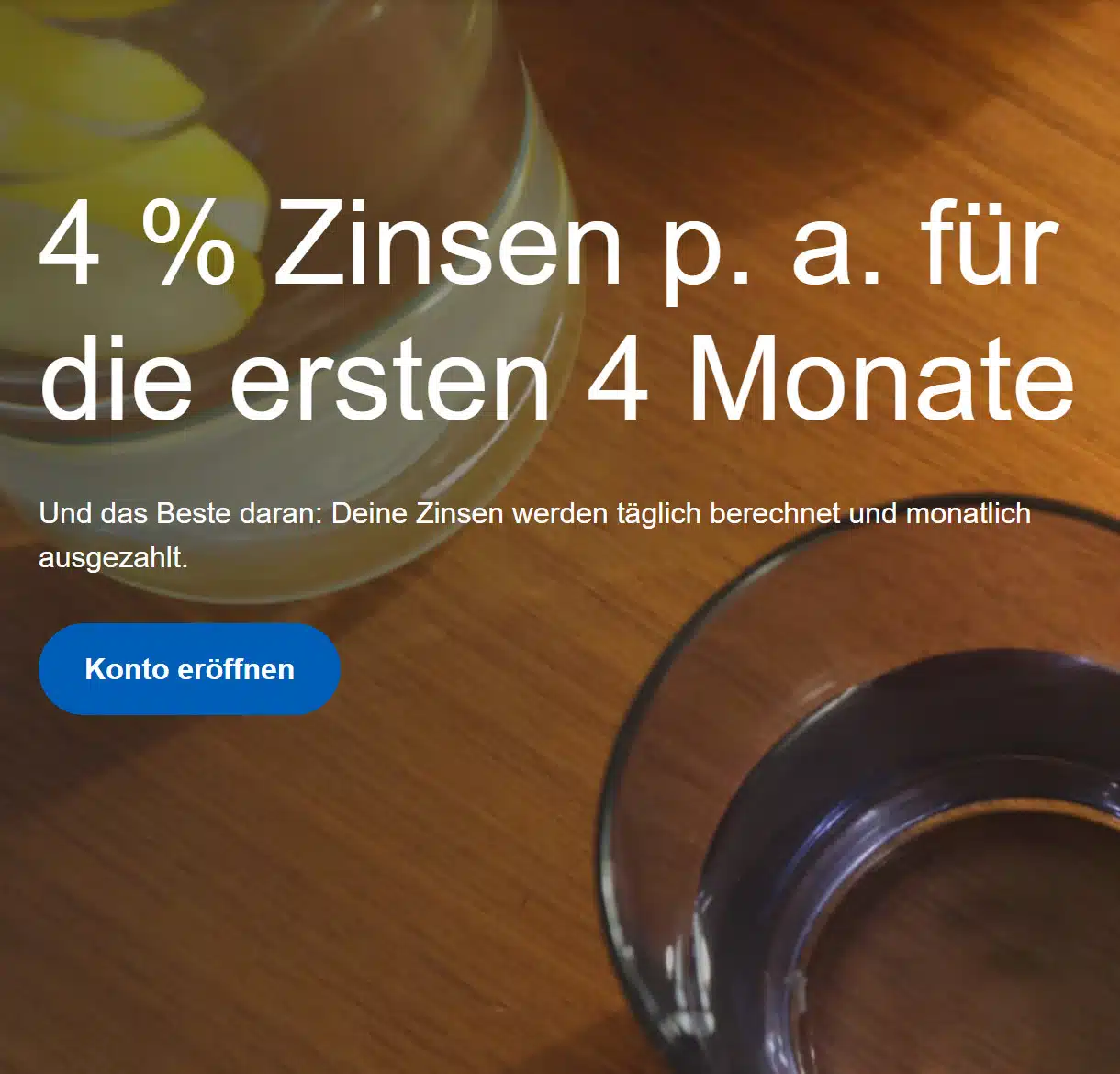 Chase Tagesgeld: 4,00 % Zinsen p.a. (J.P. Morgan)