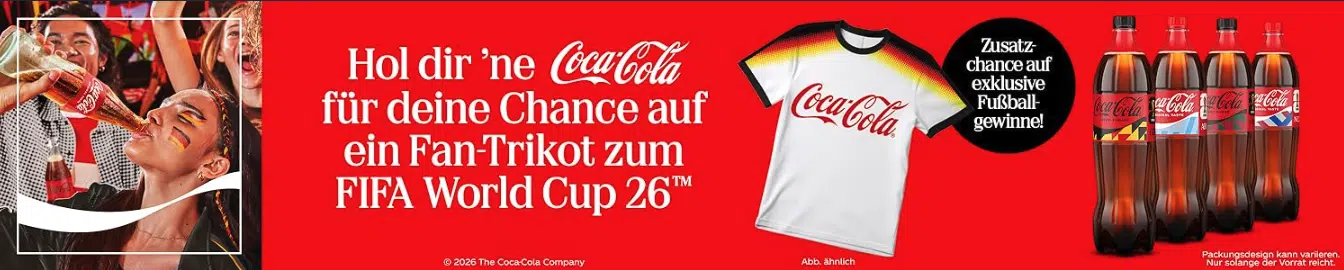 Coca-Cola-Trikot gratis mit QR-Codes! 😀