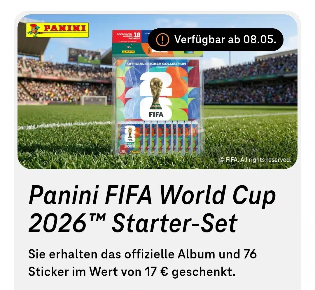 GRATIS: Panini FIFA World Cup 2026 Starter-Set