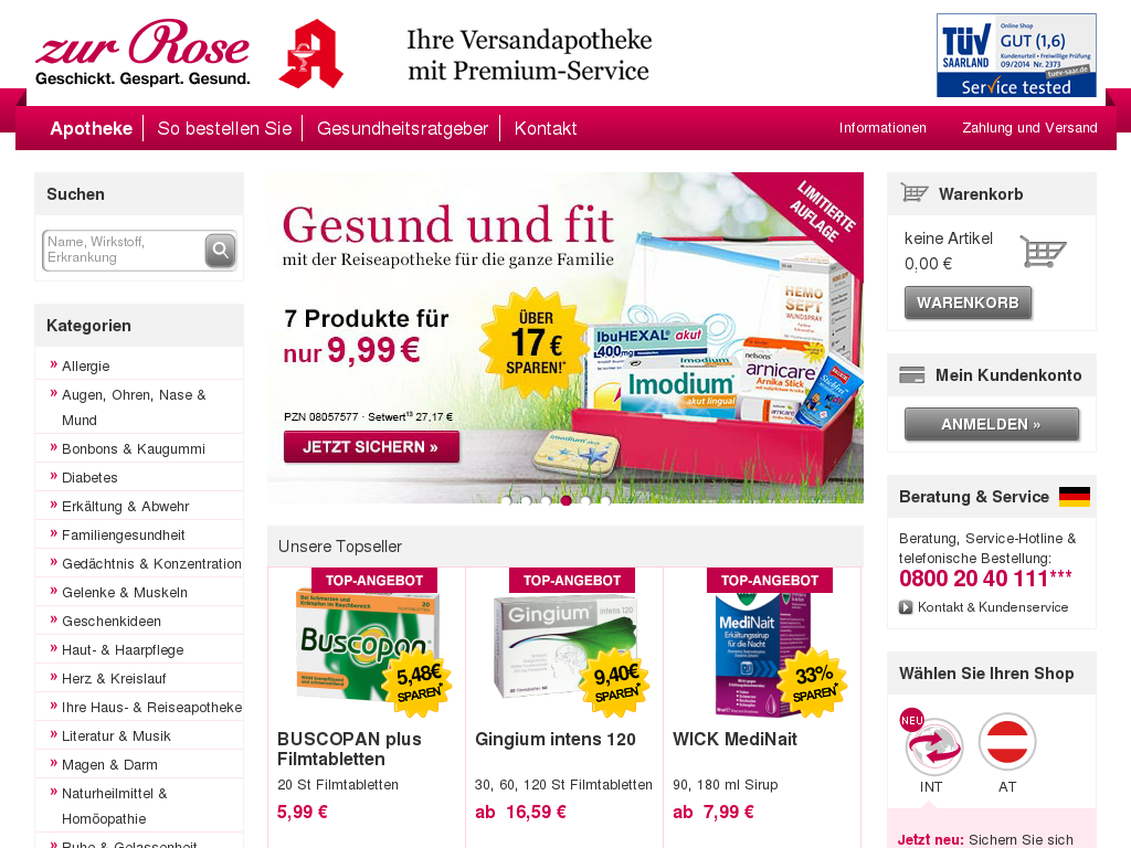 Zur Rose Apotheke Gutscheine Oktober 2023