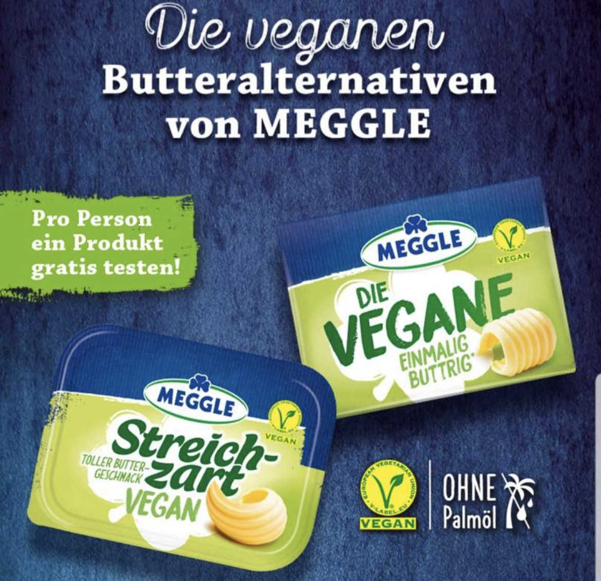 Meggle - Vegane Butteralternative Gratis Testen / GZG
