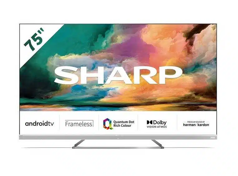 SHARP AQUOS 75EQ4EA 4K UHD QUANTUM DOT ANDROID TV (75 ZOLL) für 829,80 ...