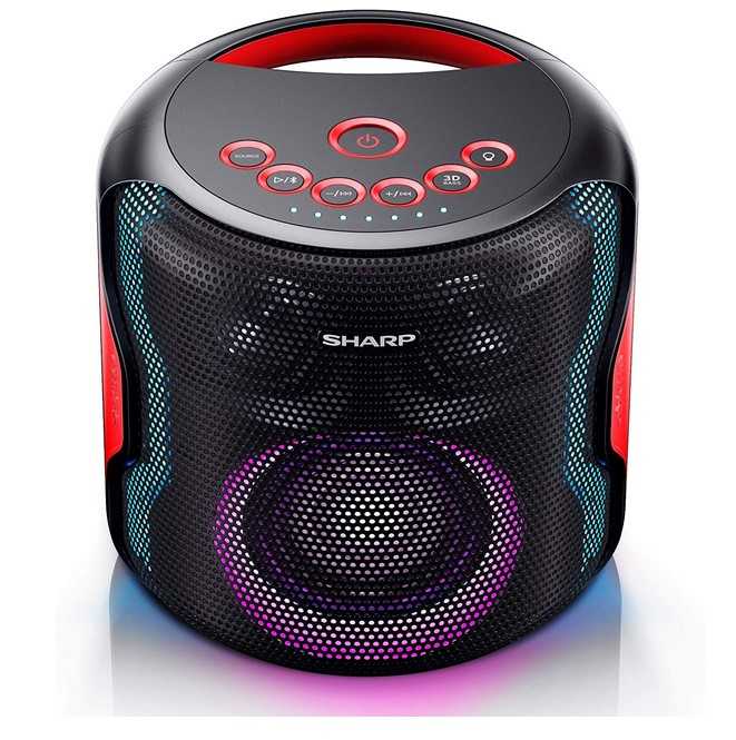 SHARP PS-919 (BK) Partylautsprecher | 70€ statt 92,90€ | bis zu 14 ...