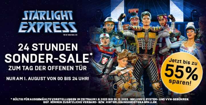 Musical Starlight Express Bochum - 24 Std. Sonder-Sale - z.B. PK1 ab 69 ...
